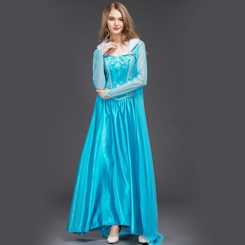 Eis-und-Schnee-Elsa-Romantik-Elsa-Prinzessin-Kleid-Erwachsenen ...