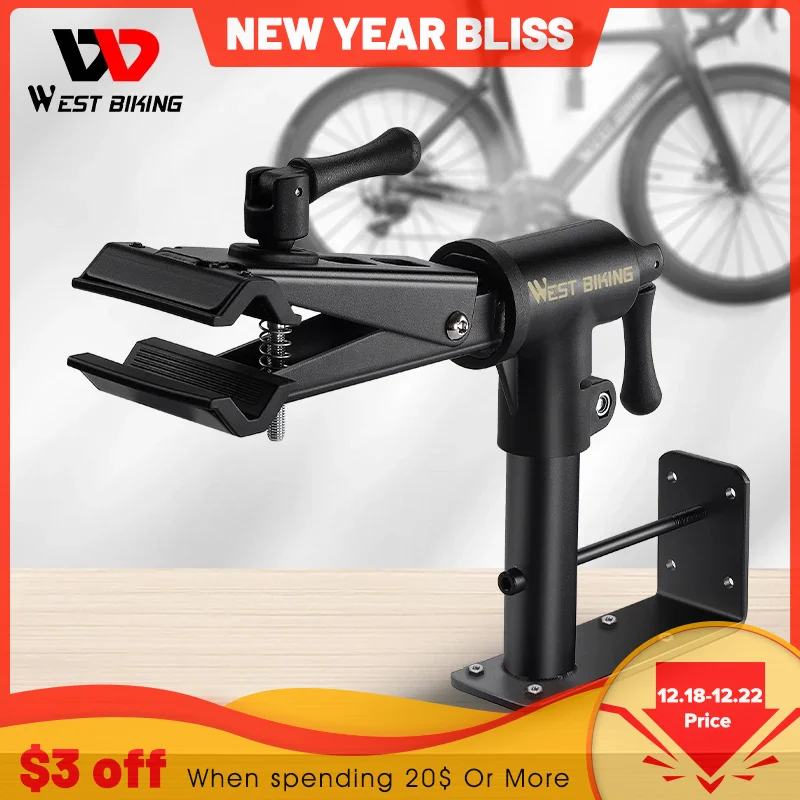 WEST-BIKING-Bicycle-Repair-Stand-Wall-Table-Mount-Bike-Parking-Racks ...