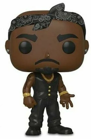 Nueva figura de vinilo FUNKO POP Rapper Stars Tupac 2pac Star #19 Tupac ...