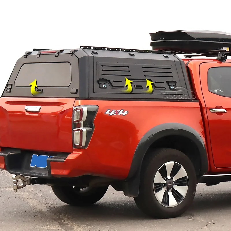 pickup-truck-cover-steel-truck-Bed-Topper-f150-canopy-for-aluminum ...