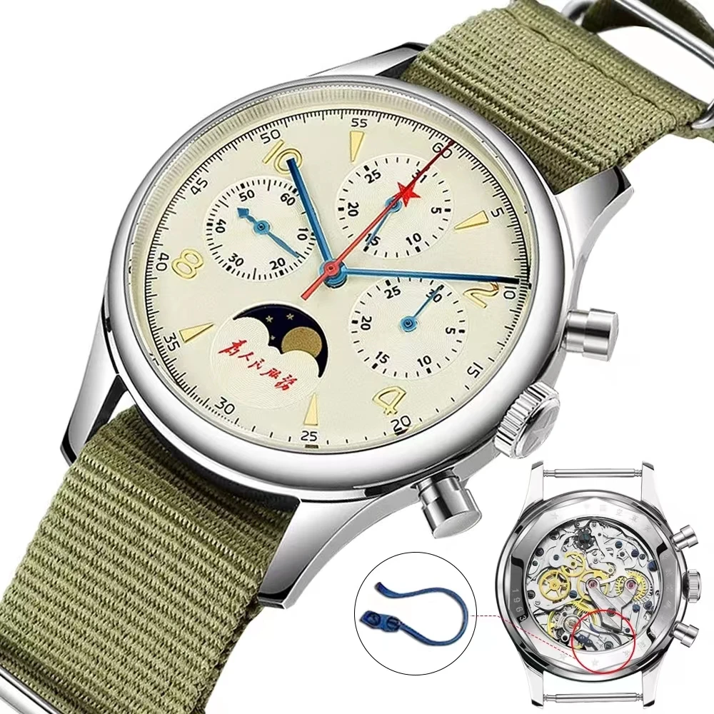 SEAKOSS-Seagull-Movement-1963-40mm-Watch-Men-s-Pilot-Mechanical ...