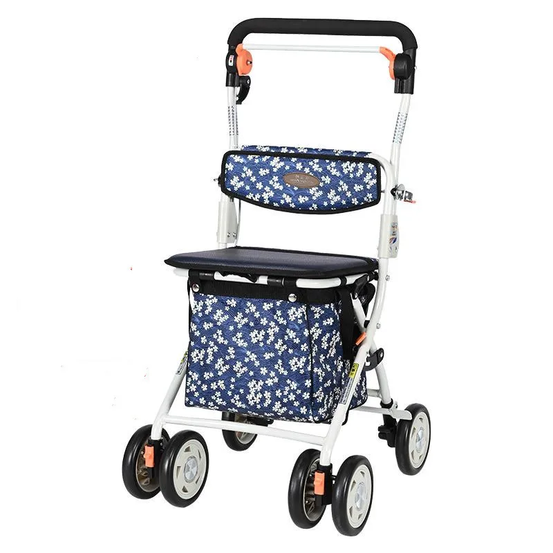 Household-Elderly-Shopping-Cart-Grocery-Walker-Foldable-Portable-Car ...