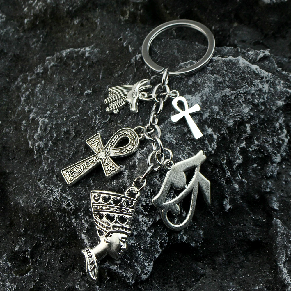 Ancient Egyptian Key Chain | Egyptian Symbols Chain | Egyptian Keychain ...