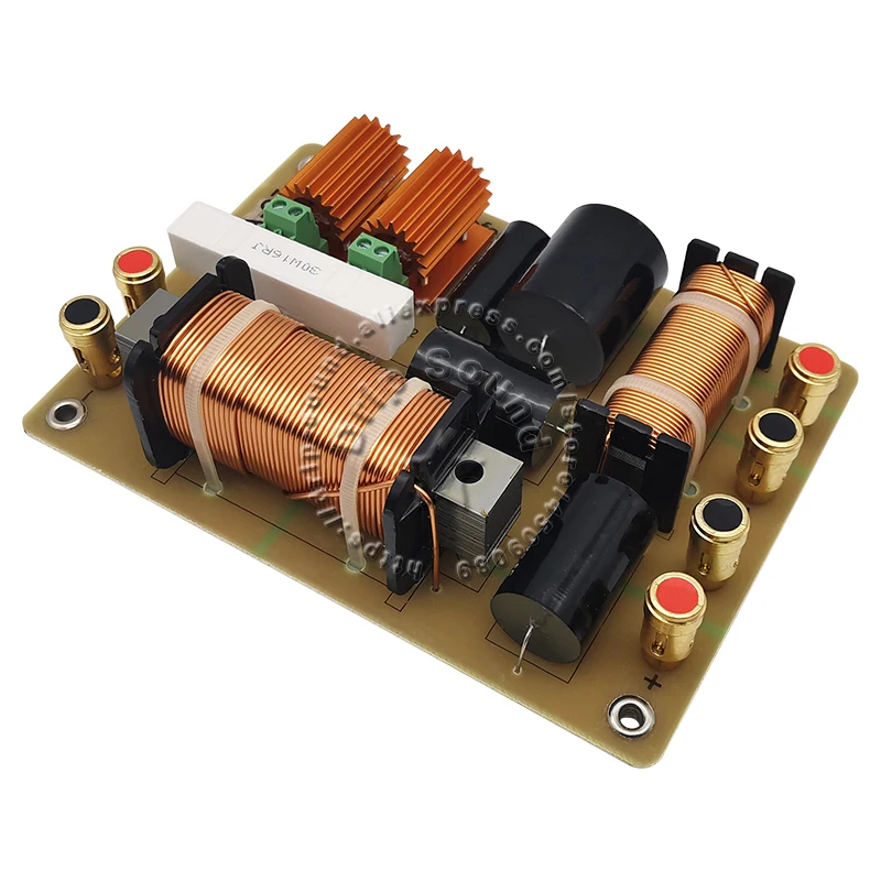 Crossover Audio Divider 200w Speakers Frequency - 1x 800w 2 Treble Bass ...