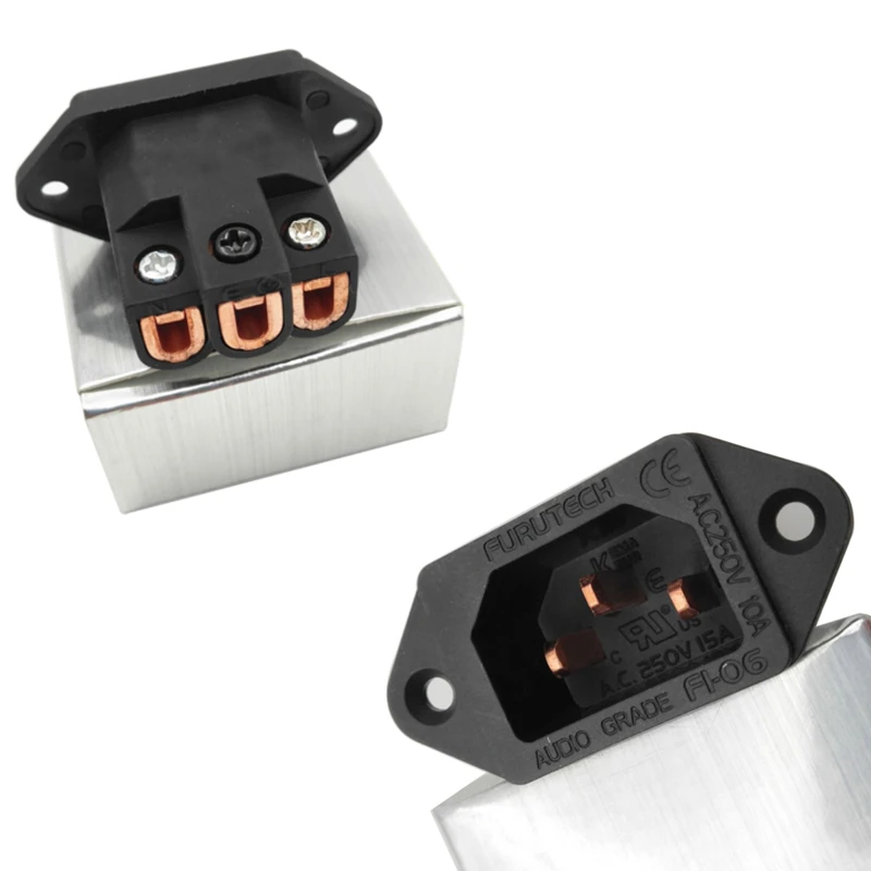 Furutech-FI-06-G-Gold-Plated-Red-Copper-Rhodium-Plated-Plug-Socket-Plug ...