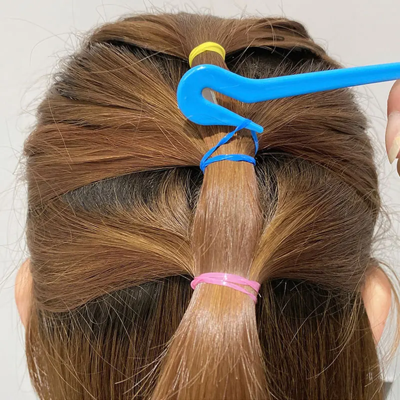 Novelty Disposable Rubber Elastic Hair Bands Cutter Girls Ponytail ...
