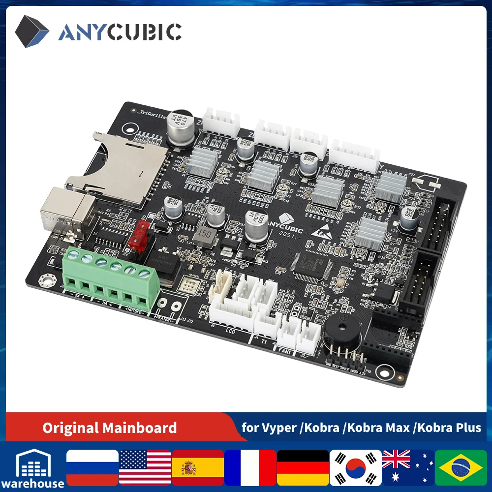 ANYCUBIC Motherboard for Vyper /for Kobra /for Kobra Max /for Kobra ...