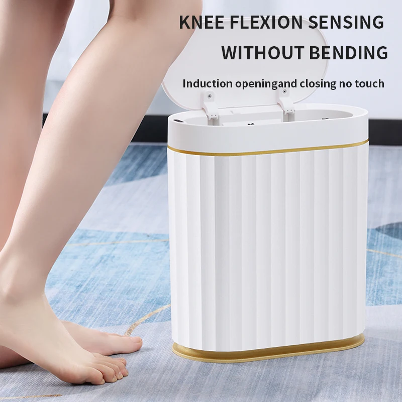 Smart-Induction-Trash-Can-Automatic-Intelligent-Trash-Bin-Waterproof ...