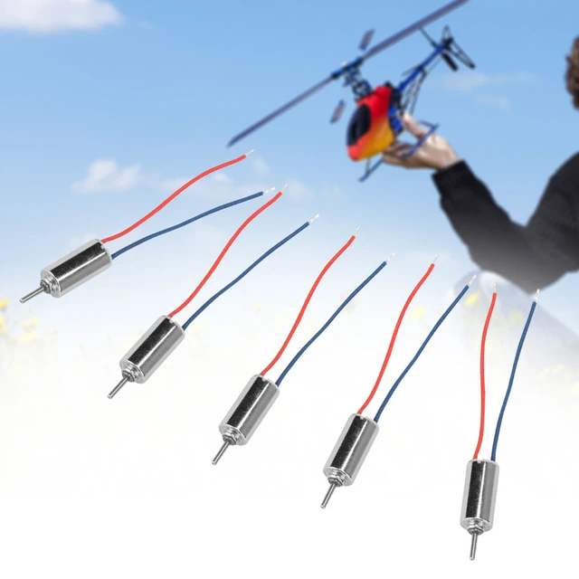 Micro Coreless Motor 10PCS 4x12mm Coreless DC Motor - 3.7V 53000 RPM ...