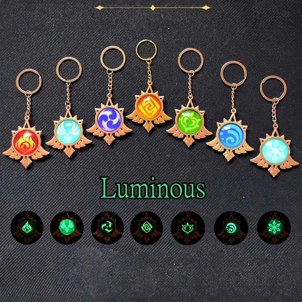 Game-Genshin-Impact-Vision-Inazuma-Ganyu-Keqing-Wendi-Xiao-Keychain ...