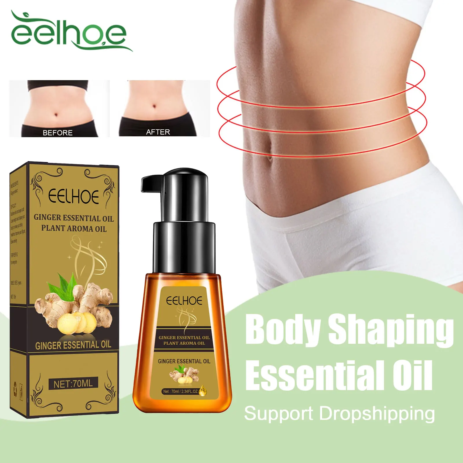 Weight-Loss-Essential-Oil-Anti-Celulite-Thin-Leg-Waist-Fat-Burner-Hip ...