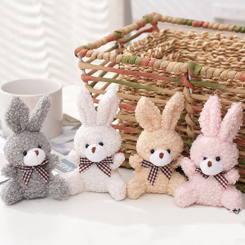 10cm-Soft-Stuffed-rabbit-Plush-Toys-Mini-Bow-tie-sitting-bunny-Dolls ...