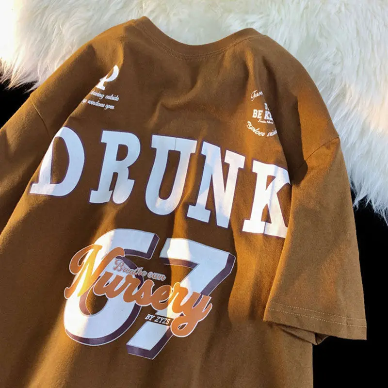 Camisetas de manga corta de estilo callejero europeo y americano para ...