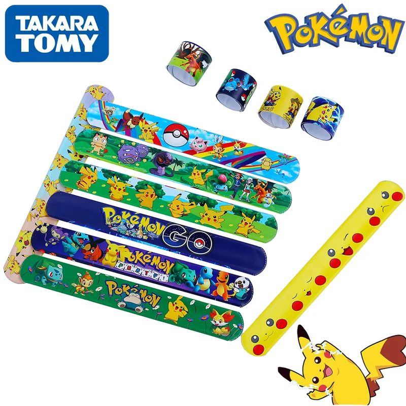 Pokemon-Snap-Bracelet-Pikachu-Anime-Figure-Wristband-Child-Puzzle-Toy ...