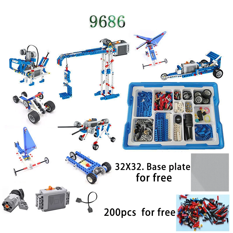 9686-High-Tech-parts-multi-Technology-MOC-Parts-Educational-school-students-Learning-Building ...