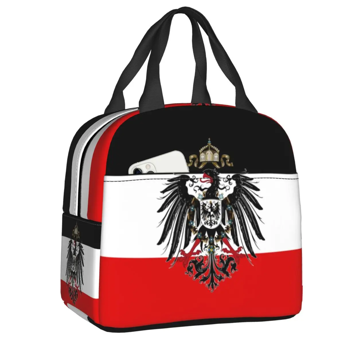 Custom German Empire Flag Germany Thermal Insulated Lunch Bags Women ...