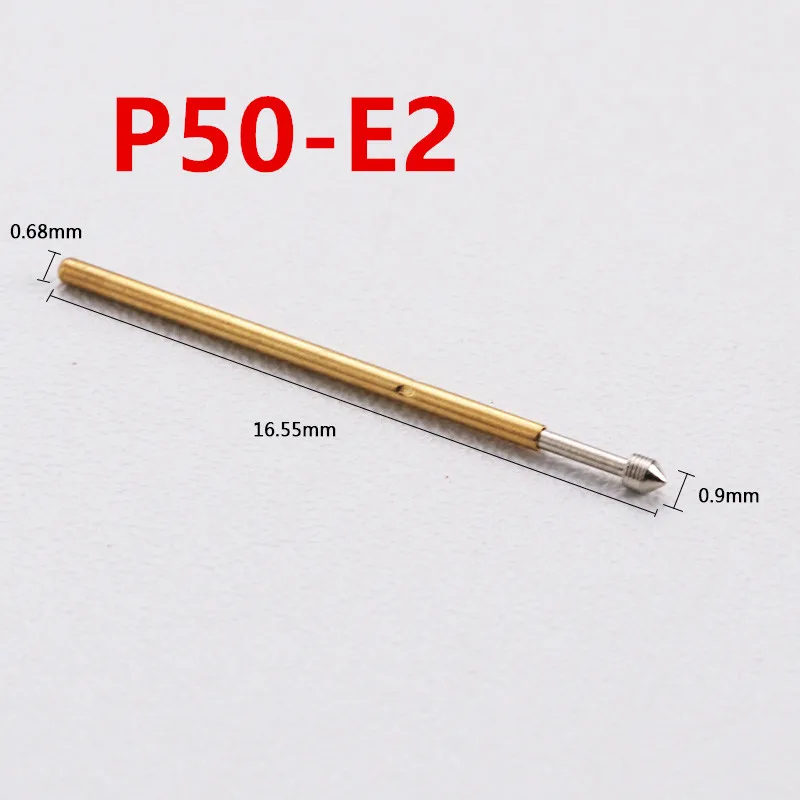 100PCS-Pack-P50-E2-Test-Probe-Conical-Needle-Tube-Diameter-0-68mm ...