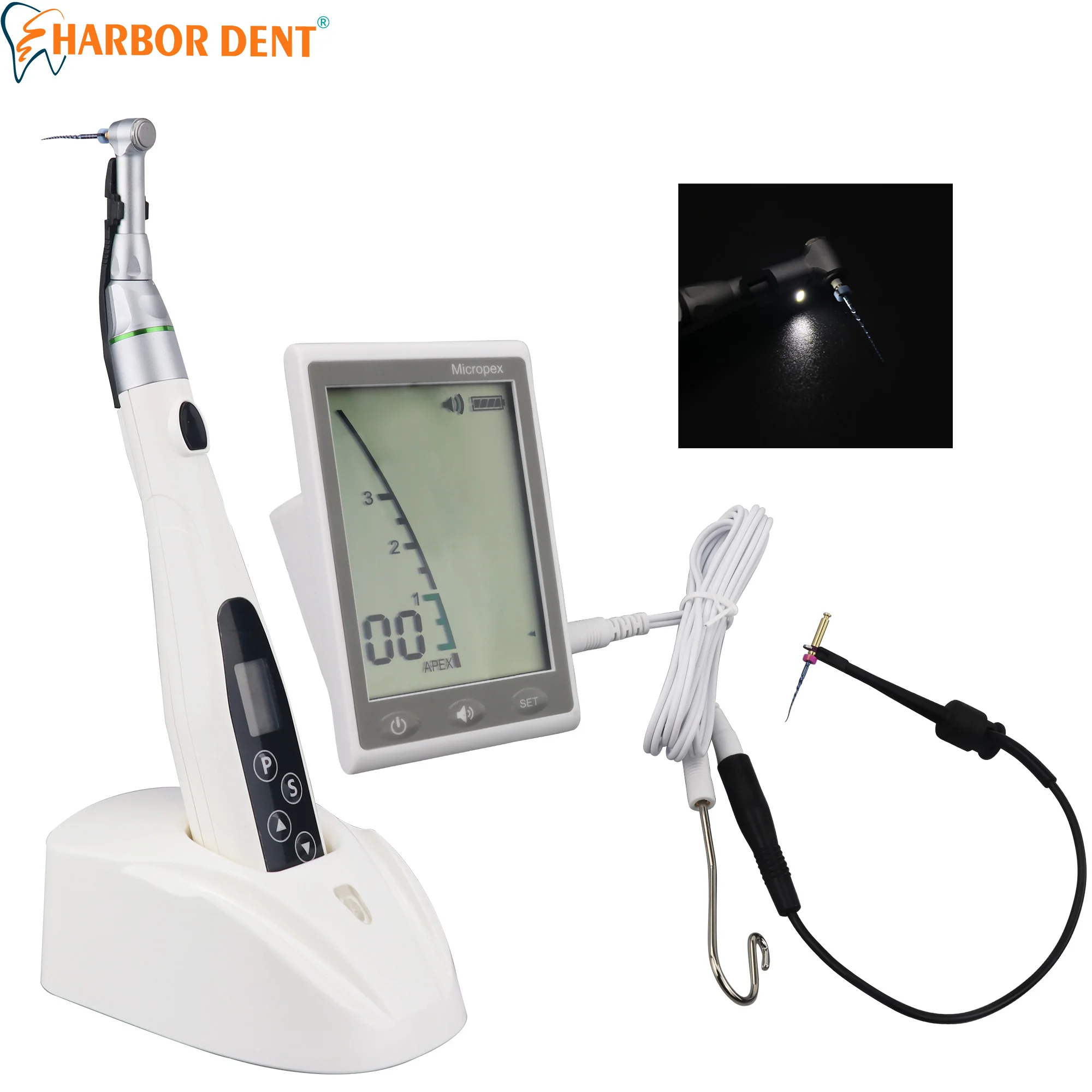 Dental Wireless Endo Motor With LED Light MINI Apex Locator Root Canal ...