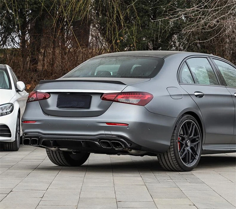 Voor Mercedes Benz E Klasse W213 E200 E260 E300 E63S 2021 2022 2023 Real Carbon Fiber Spoiler ...