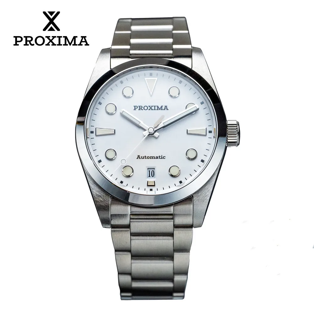 PX1690 2A 37MM Proxima Vintage Men Automatic Mechanical Watches PT5000 ...