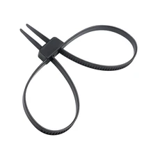 5Pcs 12x700mm Plastic Handcuffs Double Flex Cuff Police Disposable ...