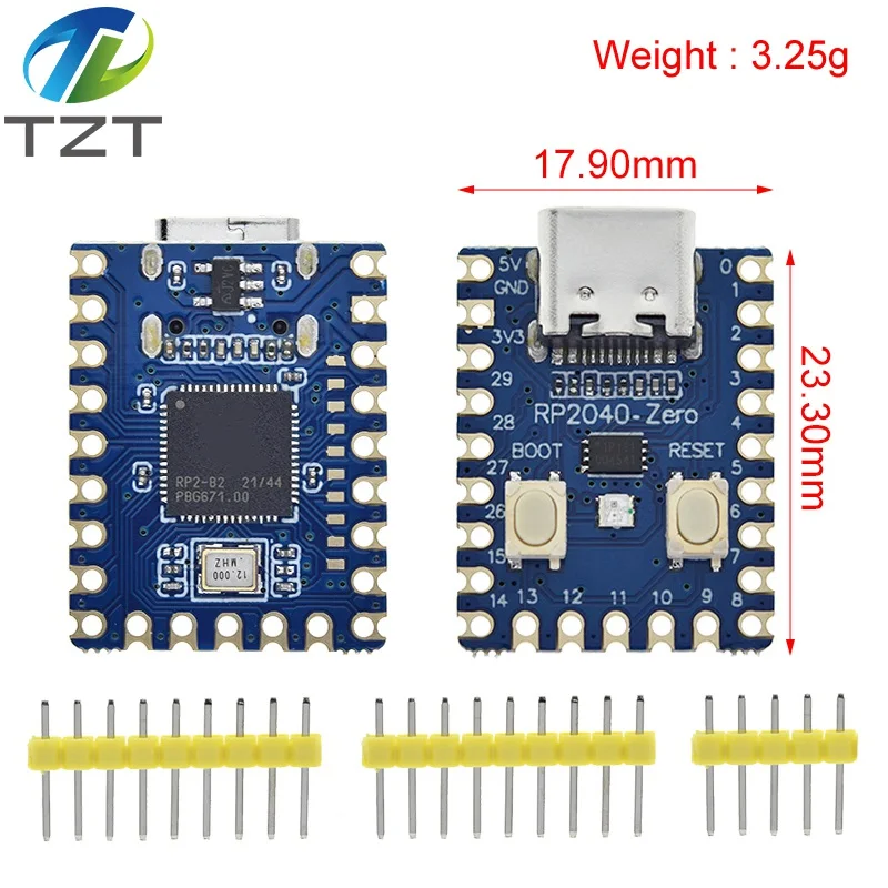 Rp2040 Zero Rp2040 For Raspberry Pi Microcontroller Pico Development Board Module Dual Core