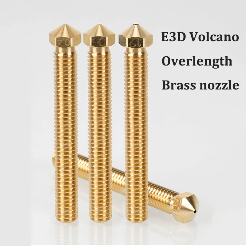 High Quality 2pcs E3D Volcano Nozzle 3D Printer Parts Hotend M6 Thread ...