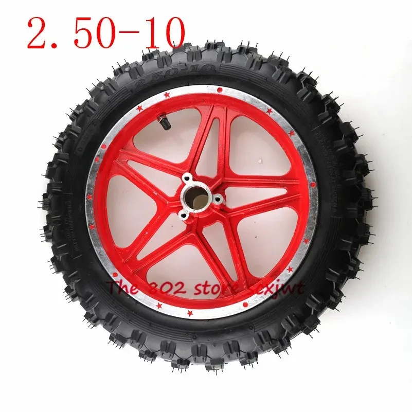 High-Quality-Rubber-Motorcycle-Tyre-2-50-10-Inner-Tube-Outer-Trye-front ...