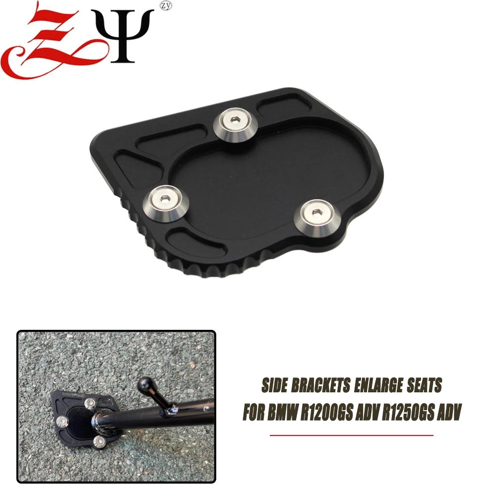 Motorcycles-Accessories-Foot-Side-Stand-Enlarger-Plate-Pad-Kickstand ...