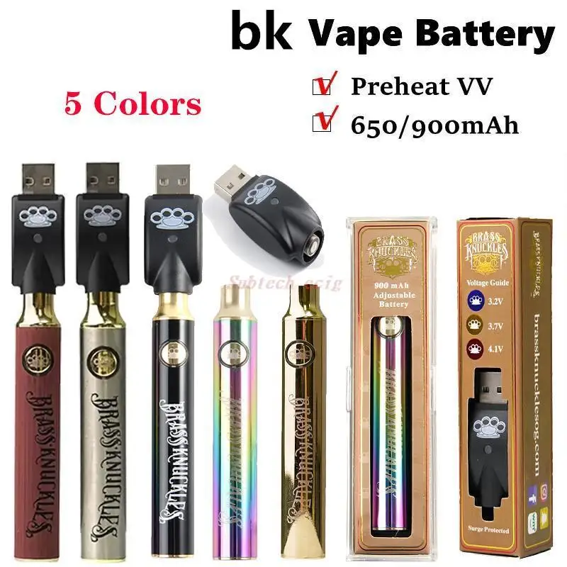 Bater-a-de-vapeo-BK-de-10-piezas-900mAh-precalentamiento-VV-recargable ...
