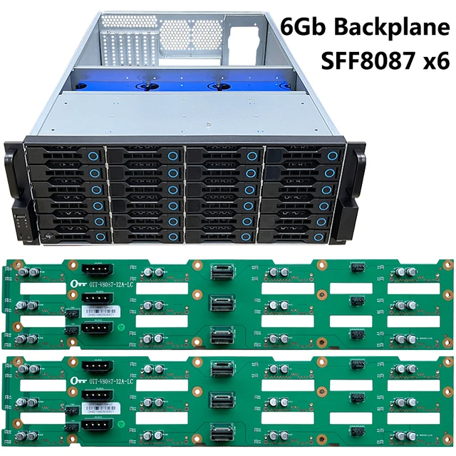 ZhenLoong 4u 24Bay Expander Hot Swap HDDs SAS SATA 19" Inch Rack Server ...