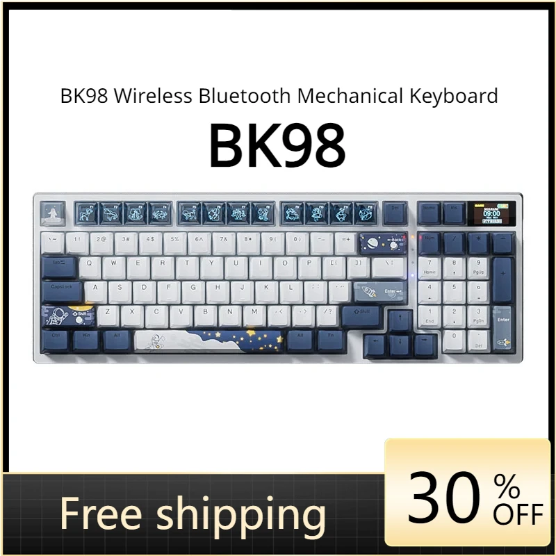 New-BK98-Bluetooth-Keyboard-Triple-Mode-98-Keys-RGB-Backlit-Hot-Swap ...