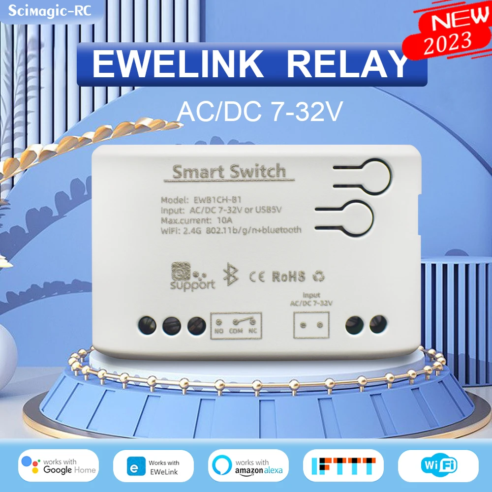 eWelink Smart Updated WiFi Wireless Smart Switch Inching Self Locking ...