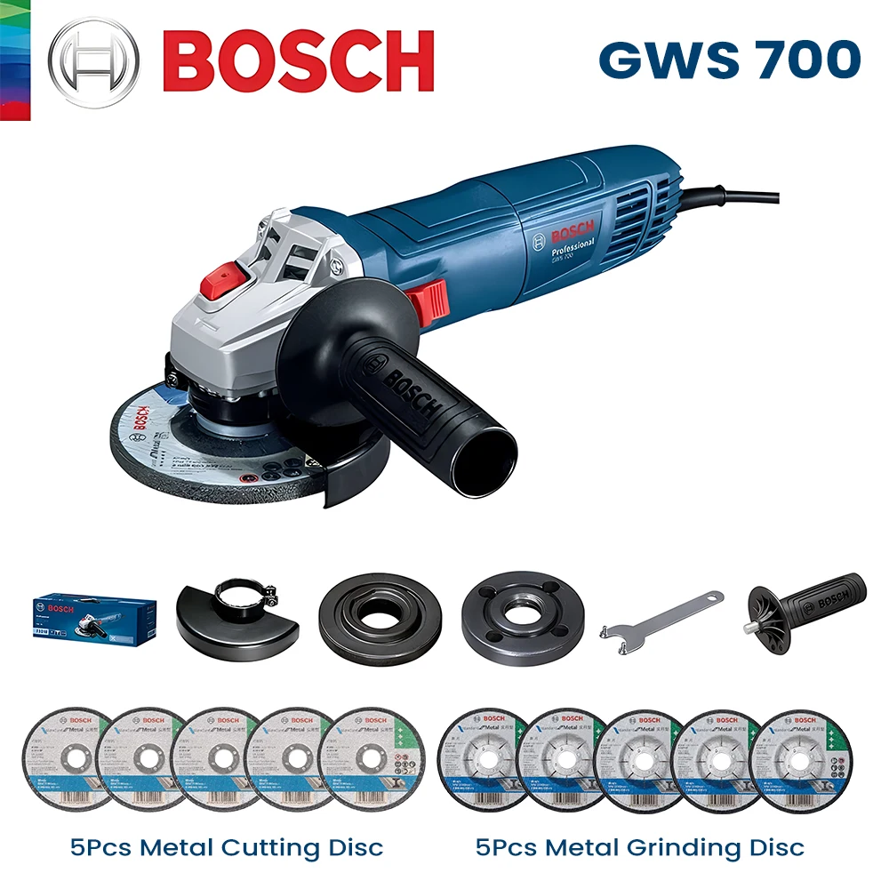 Bosch-GWS700-Electric-Angle-Grinder-12000Rpm-Multifunctional-Handheld ...