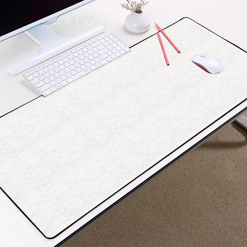 Waves Mouse Pad White Mouse Gaming Mouse Carpet Full Gamer Pc Extended ...