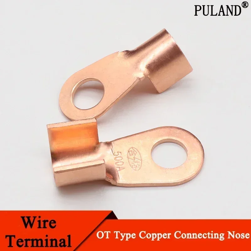 Copper-Battery-Cable-Connector-Terminal-Open-Lugs-Wire-Terminals-Crimp ...