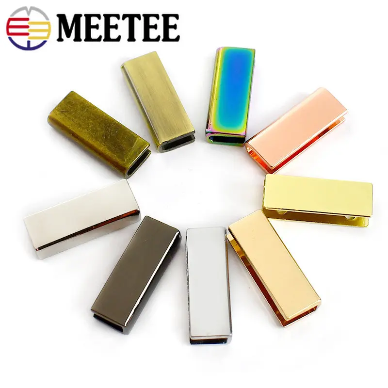 5-10-20Pc-Metal-Bag-Corner-Protector-25x9mm-Edge-Clip-Screw-Clasp-Belt ...