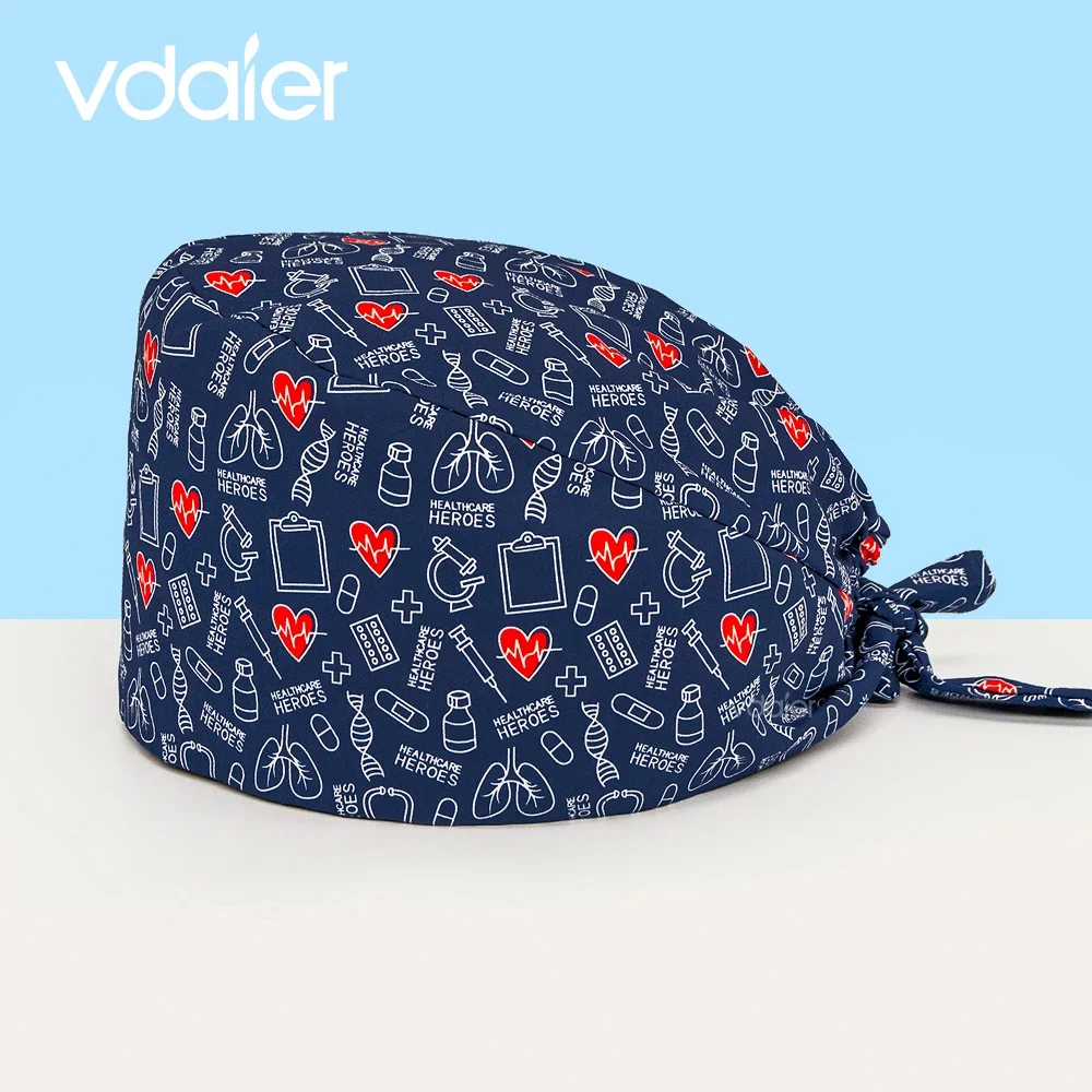Multicolor-printing-Medical-Scrub-Caps-Women-and-Men-surgery-cap ...