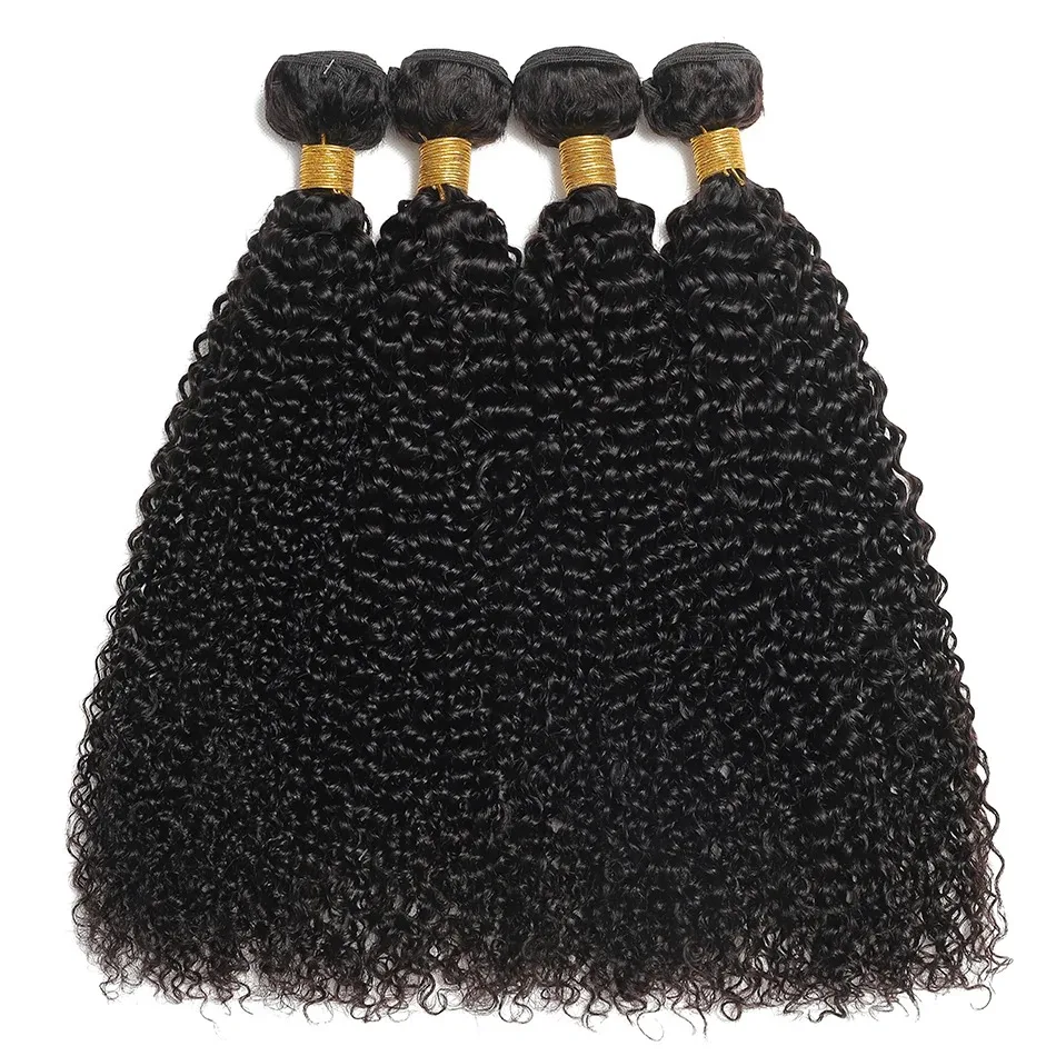 Mongolian-Afro-Kinky-Curly-Bundles-1-3-4PCS-Human-Hair-Extensions-100 ...