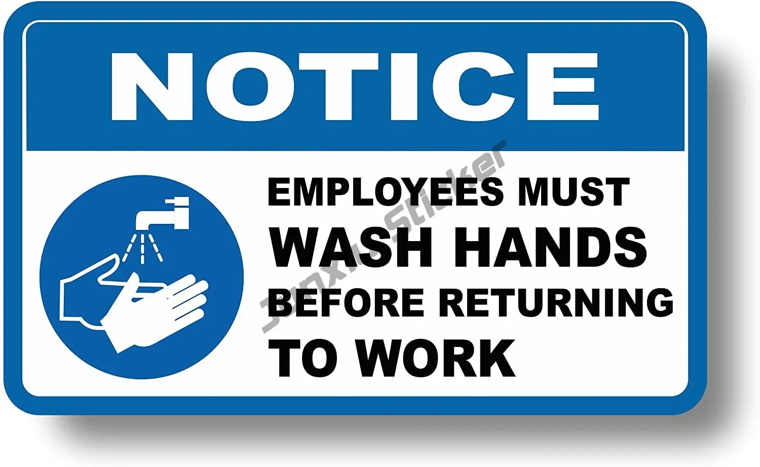 Employee Hand Wash Sign
