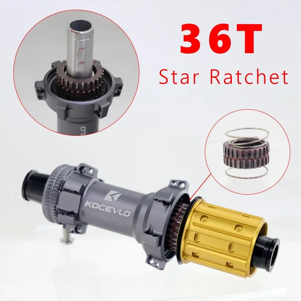KOCEVLO шоссейная дисковая втулка 36T Star Ratchet 24 Hole straight ...
