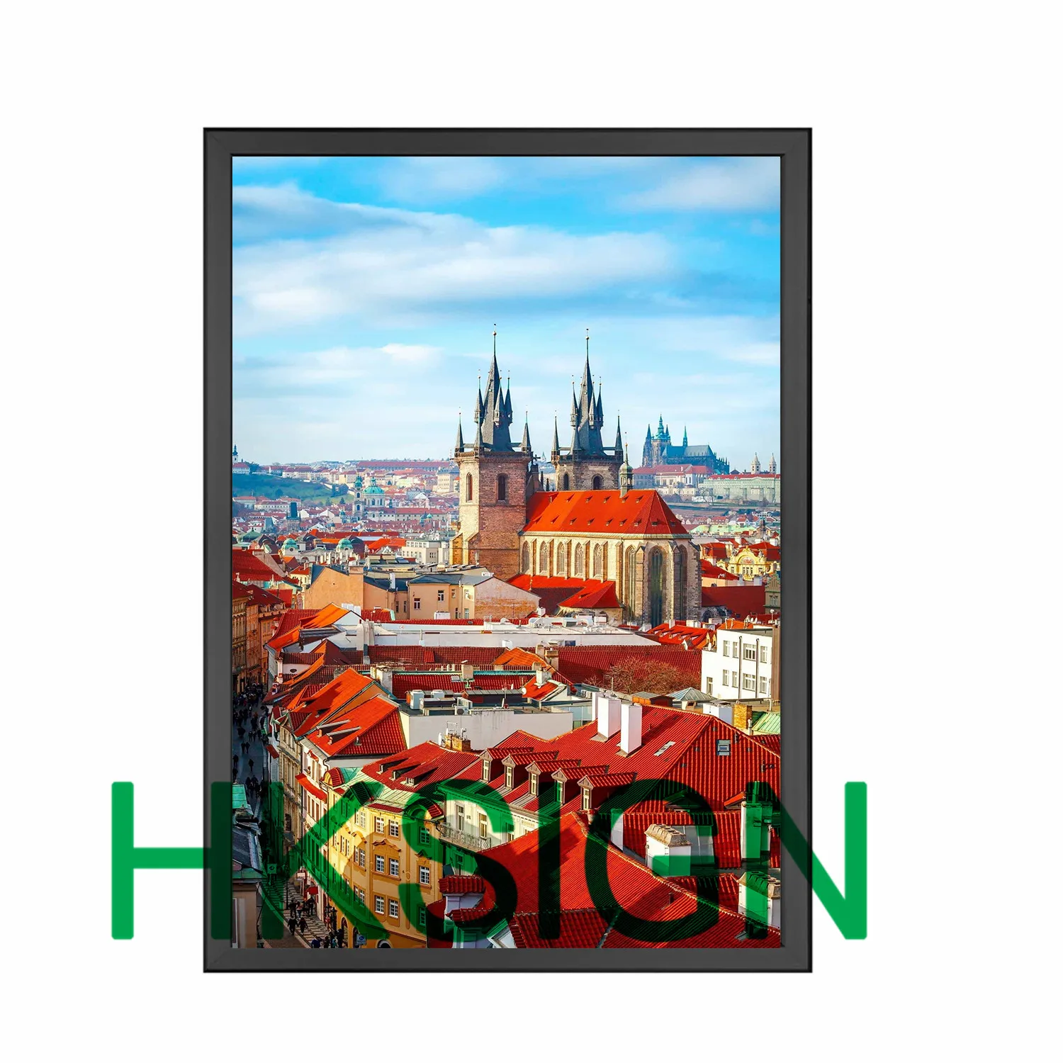 16X24-Inch-Poster-Frame-Front-Loading-Snap-Art-work-Frame-Wall-Mounting ...