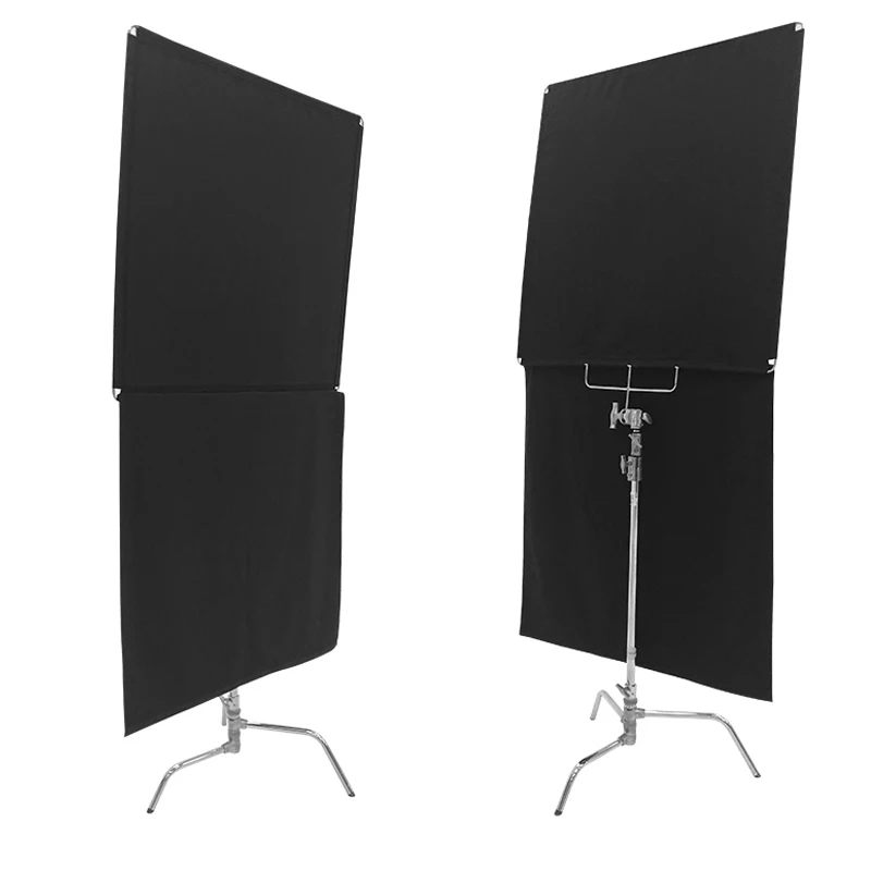 4x4 Floppy Flag Black Solid 48x48 Cloth without Frame