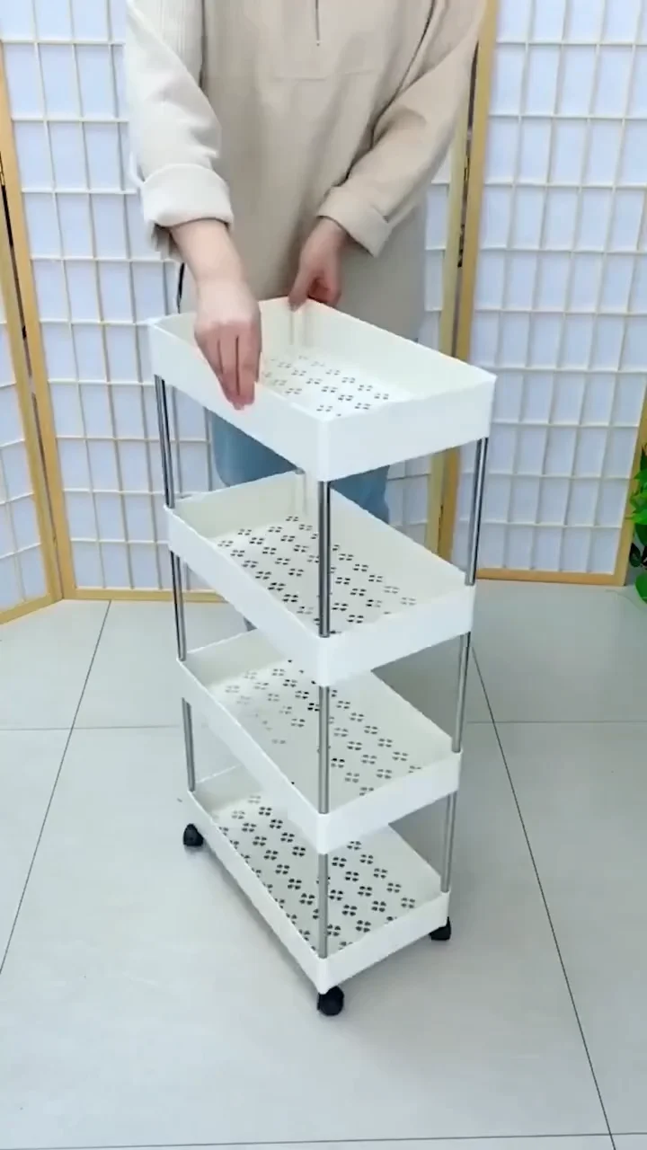 Narrow Type Multi Purpose Gap Storage Trolly Rack Multifunctional ...