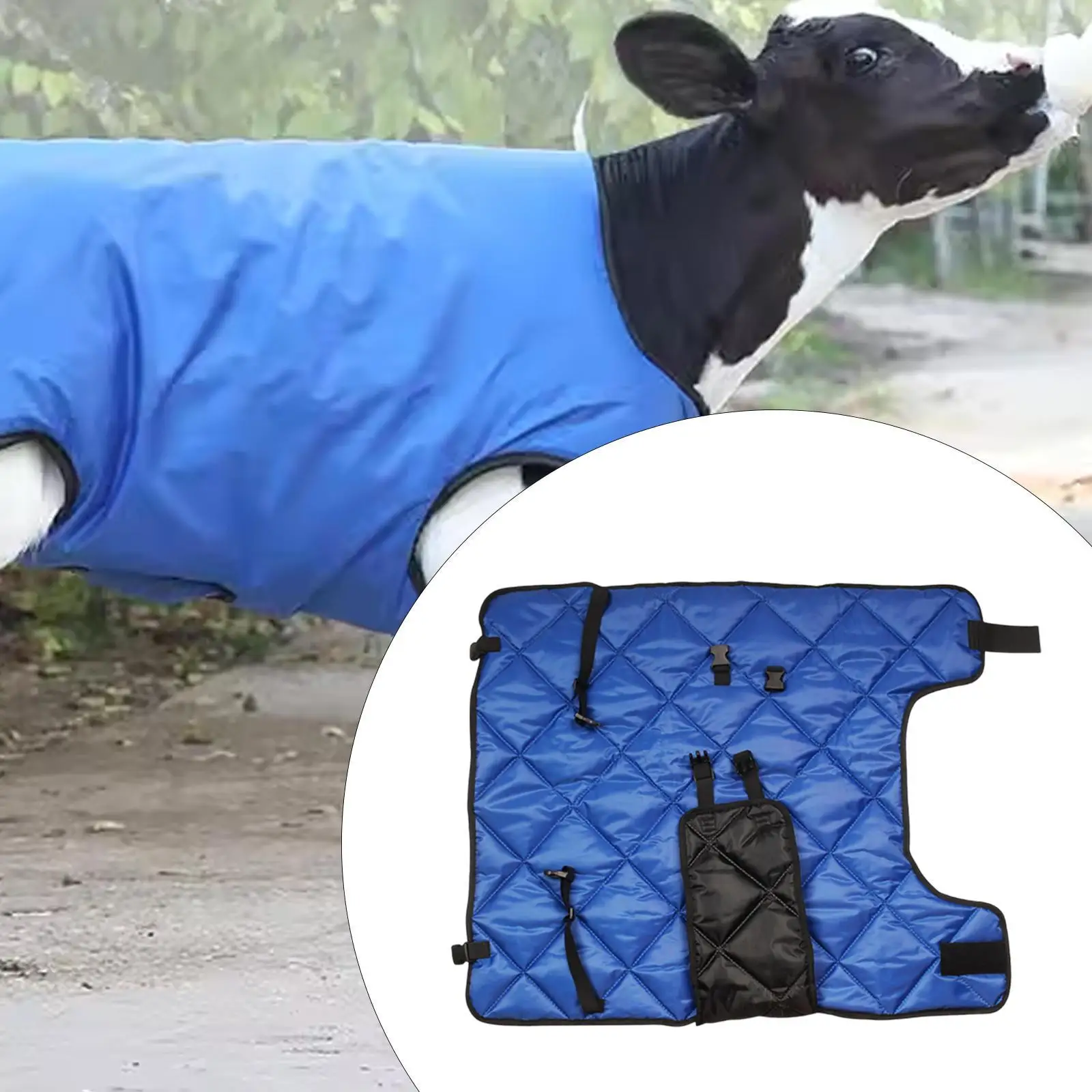 Calf Blanket Vest Calf Warm Clothes for Cold Weather Newborn Calf ...