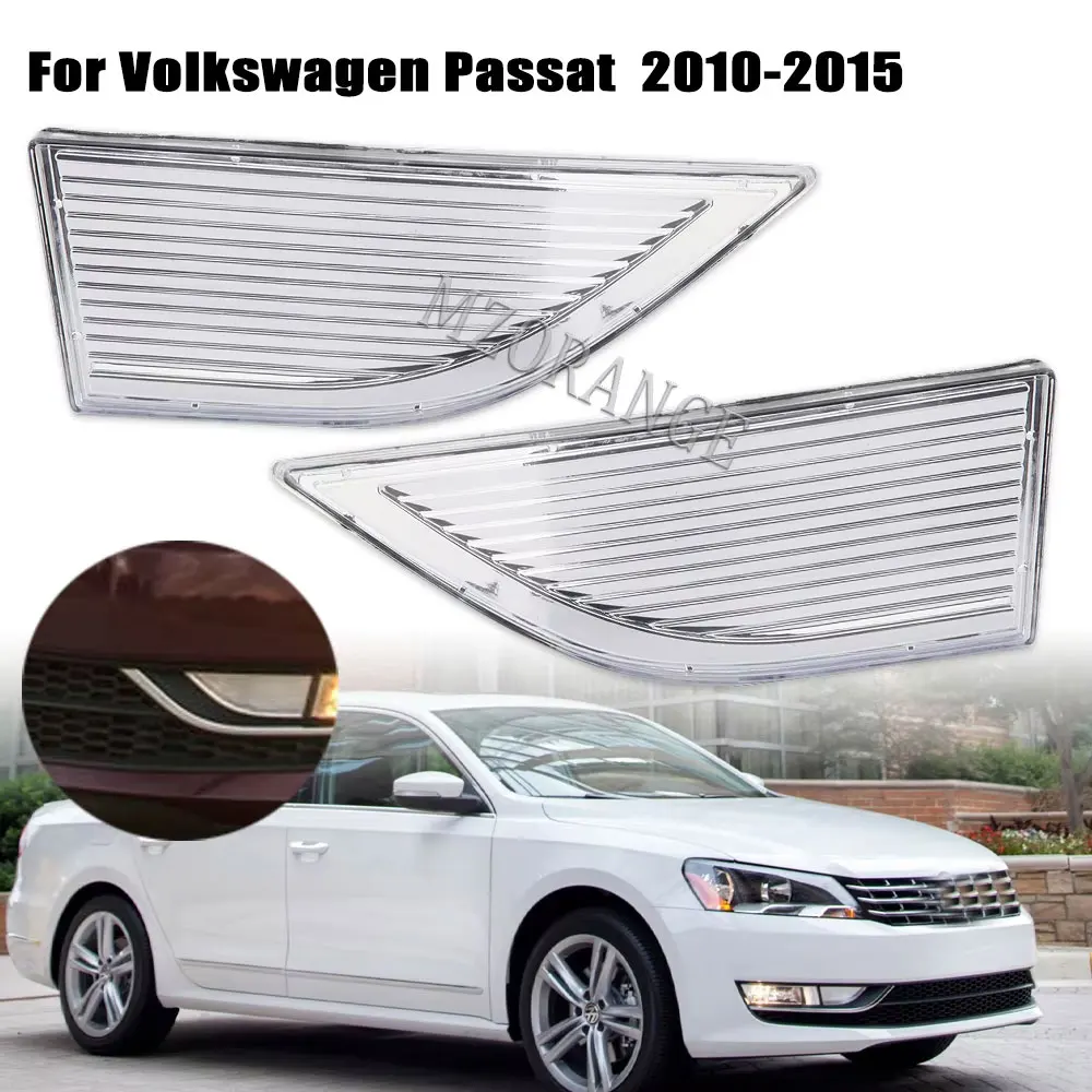 for VW Passat B7 2012 2013 2014 2015 Fog Light Cover Lamp Reflectors ...
