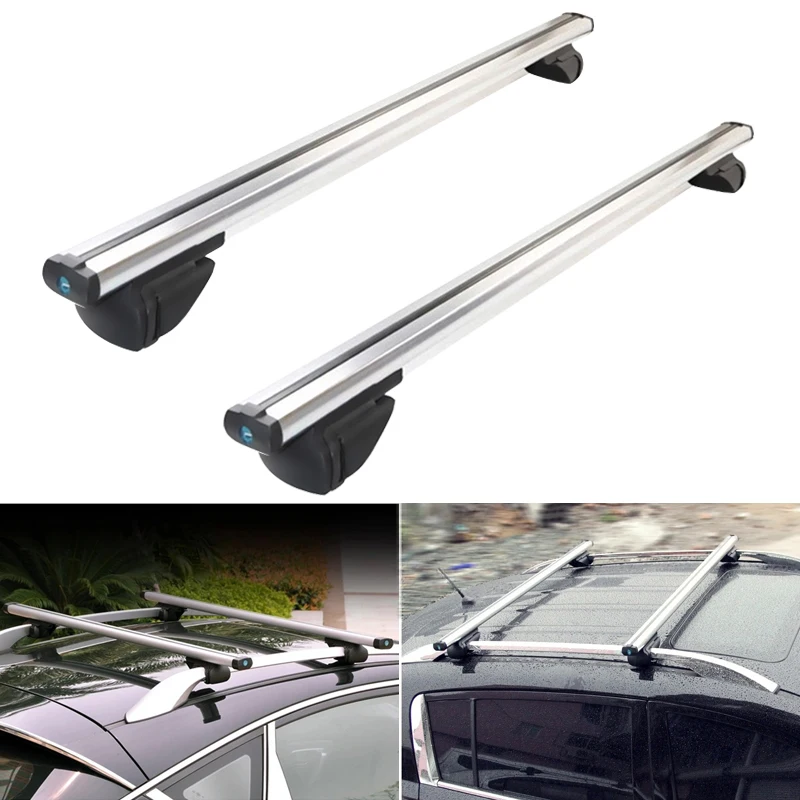 2PCS-Universal-Car-Roof-Rack-Waterproof-Top-Bag-Storage-Luggage-Support ...