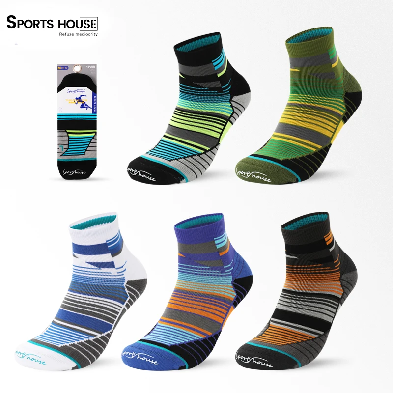SPORT-S-HOUSE-Spring-and-summer-thin-running-socks-for-men-Wicking ...