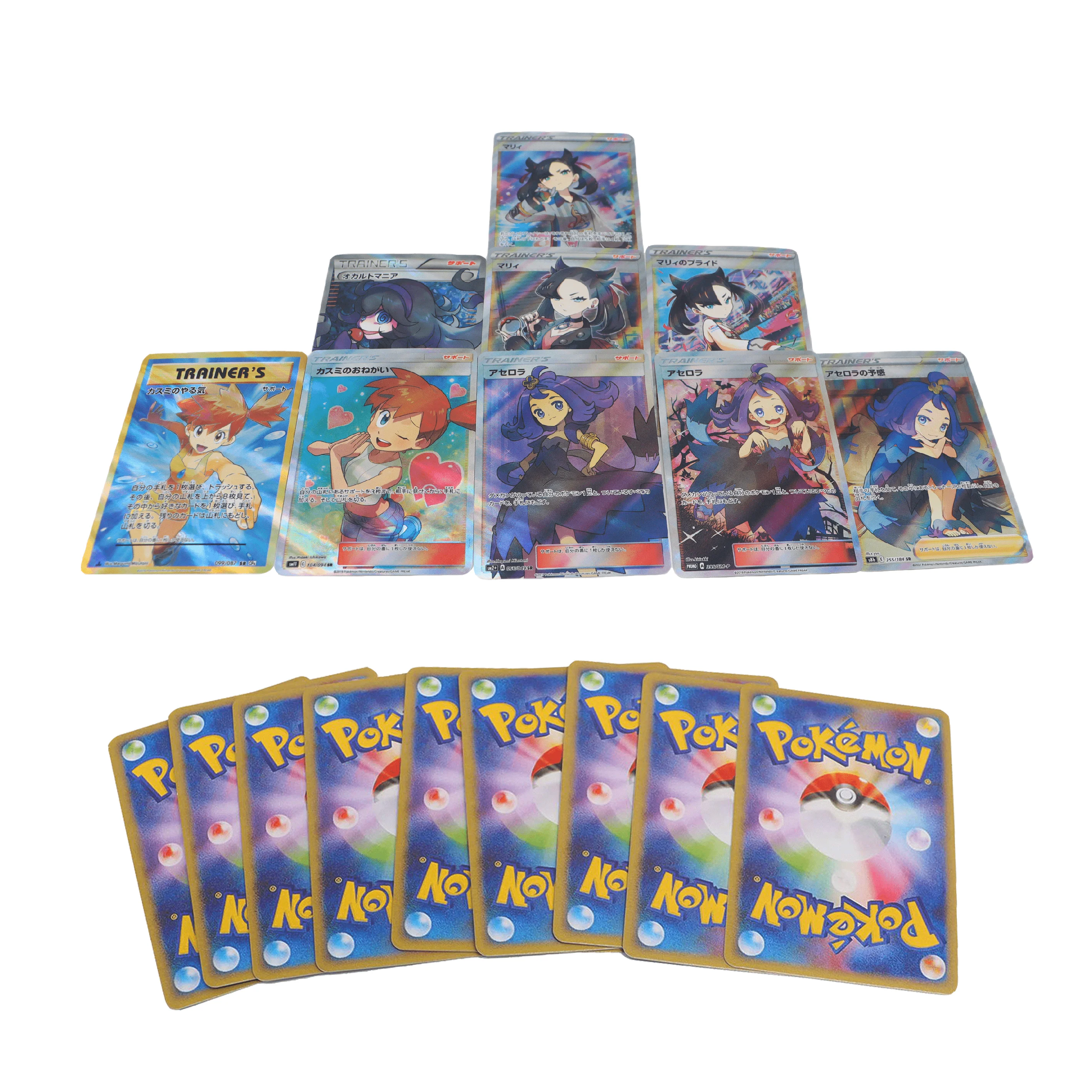 9PCS-Pokemon-Board-Game-Textured-Flash-Collection-Cards-For-Surprise ...