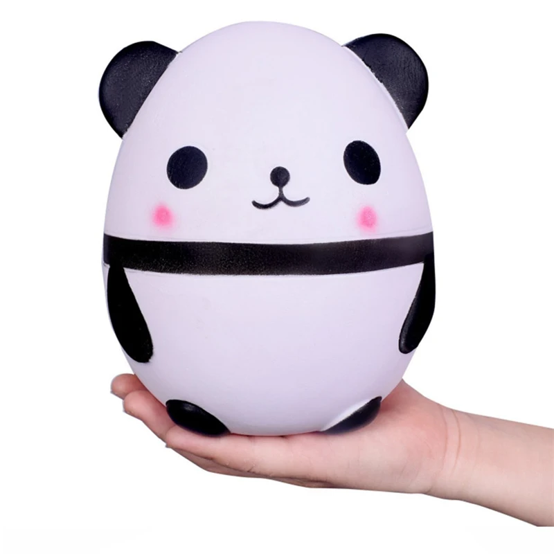 Jumbo Cute Panda Bear Egg Squishy Slow Rising Squeeze Toys Soft ...